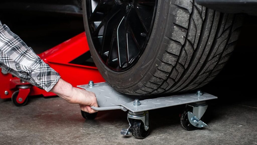 How to Move Your Car Without Jacks Using Wheel Dollies